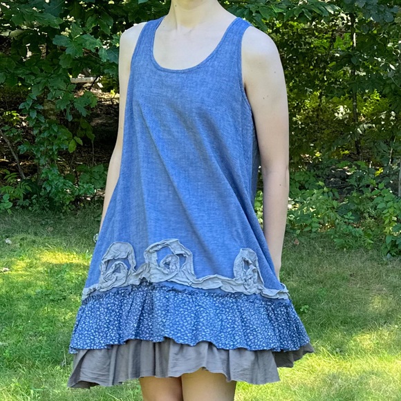 Modcloth | Dresses | Modcloth Ryu Peasant Cottagecore Sleeveless ...
